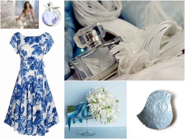 Cool Blue Wedding Inspiration - WeddingsOnline